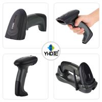 China Wireless Laser 1D Barcode Scanner 433MHZ Plug And Play For Store YHD-5300LM for sale