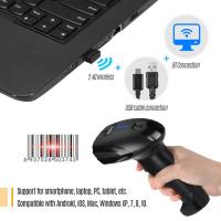 China 1D CCD Bluetooth Barcode Scanner Wireless For Store Supermarket YHD-1100CB for sale