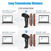 China Handheld 1D Wireless CCD Barcode Scanner For Retail Supermaerket YHD-1100CW for sale