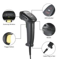 China Bi Directional Laser 1D Barcode Scanner Handheld For Warehouse Library Supermarket for sale