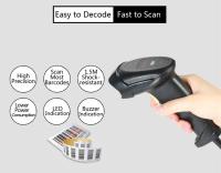 China Bi Directional Laser 1D Barcode Scanner Handheld For Warehouse Library Supermarket for sale