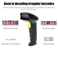 China Bi Directional Laser 1D Barcode Scanner Handheld For Warehouse Library Supermarket for sale