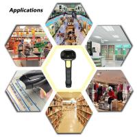 China Bi Directional Laser 1D Barcode Scanner Handheld For Warehouse Library Supermarket for sale