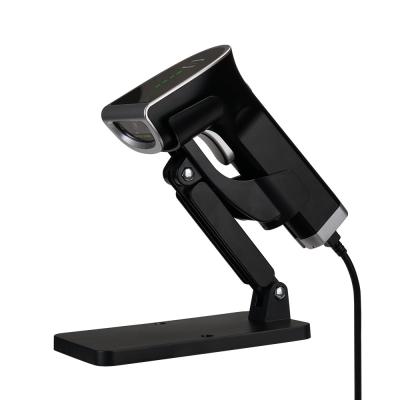 China YHDAA Handheld Laser Barcode Scanner 1D Bi-Directional With Stand for sale