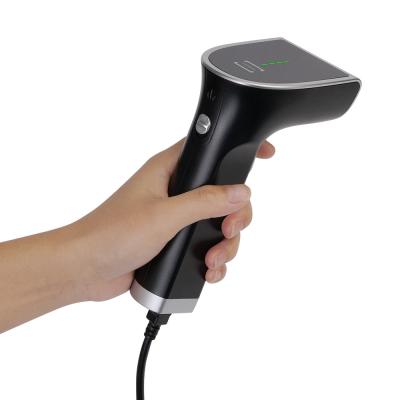 China USB 1D Laser Barcode Scanner 650nm Visible Wired Handheld Bar Code Reader for sale