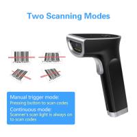 China USB 1D Laser Barcode Scanner 650nm Visible Wired Handheld Bar Code Reader for sale