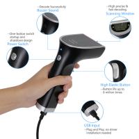China USB 1D Laser Barcode Scanner 650nm Visible Wired Handheld Bar Code Reader for sale