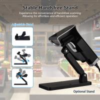 China USB 1D Laser Barcode Scanner 650nm Visible Wired Handheld Bar Code Reader for sale