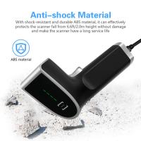 China USB 1D Laser Barcode Scanner 650nm Visible Wired Handheld Bar Code Reader for sale
