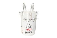 China 37.5 kVA Single Phase Pole Mounted Transformer CSP Type with 105W No-Load Loss and Copper/Aluminum Winding for sale