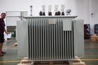 China 125kVA Amorphous Alloy Oil Immersed Distribution Transformer 10kV ONAN Cooling Energy Efficiency Level 3 for sale