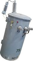China CSP Type 167kVA Single Phase Pole Mounted Distribution Transformer with 350W No-Load Loss for Railway Stations for sale
