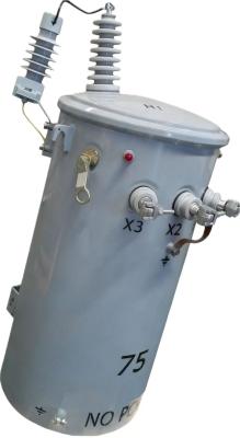 China CSP Type 167kVA Single Phase Pole Mounted Distribution Transformer with 350W No-Load Loss for Railway Stations for sale