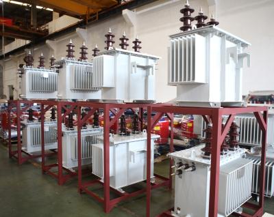 China H61 Three Phase Distribution Transformer 10kV-30kV 100KVA Oil Immersed with IP54 Protection for sale