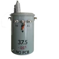 China 100kVA Single Phase Pole Mounted Distribution Transformer 1350mm Height 530kg Total Weight for sale