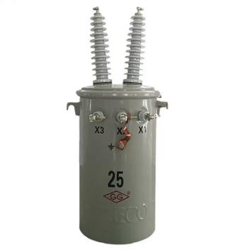 China 25kV Single Phase Pole Mounted Transformer 10-333kVA CSP Type Multi-Voltage Output for sale