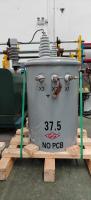 China 37.5kVA Single Phase Pole Mounted Distribution Transformer ONAN Cooling Silicon Steel Core 1228mm for sale