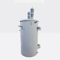China 25kV Single-Phase Pole-Mounted Distribution Transformer with Copper/Aluminum Winding and ONAN Cooling for sale