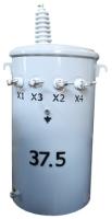 China 37.5kV Single Phase Pole Mounted Distribution Transformer with Multi-Voltage Output and ONAN Cooling for sale