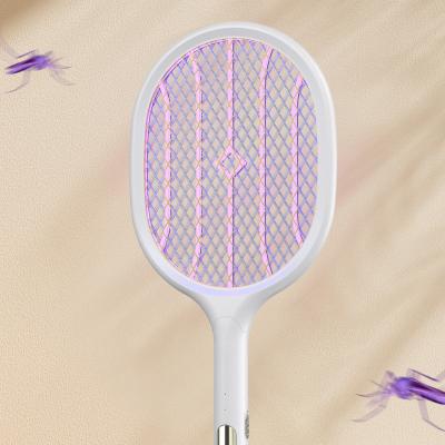 China Fast Attraction Mosquito Swatters 3000V White / Black With Self Replicating Motion for sale
