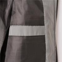 China YKK Zipper Pockets Grey Men's Padded Gilet 100% Nylon Shell for sale