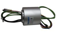 China 100M 1000M 250MHz Ethernet Signal Slip Rings Rotary Joint Electrical Connector for sale