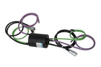China 10A IP54 1000M Ethernet Signal Slip Rings Rotating Electrical Connector for sale
