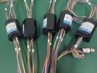 China 0.1~100A 1500rpm Rotary Slip Rings Small Electrical Slip Ring Anti Interference for sale
