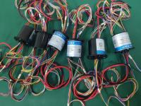 China 0.1~100A 1500rpm Rotary Slip Rings Small Electrical Slip Ring Anti Interference for sale