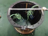 China Through Hole 280mm Standard Separate Slip Ring Electric Motor 18 Circuits 600rpm for sale