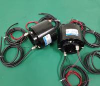 China 36 Circuit Hybrid Slip Ring Transferring HF USB And Ethernet Signal With Solid Shaft for sale