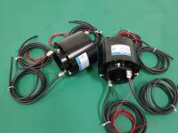 China 36 Circuit Hybrid Slip Ring Transferring HF USB And Ethernet Signal With Solid Shaft for sale