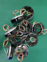 China 7 Circuits 5A 6000rpm Pancake Slip Ring With Precious Metal Contact for sale