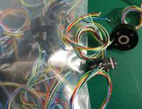China Custom Through Hole Slip Ring Small Pan Cake Slipring High Speed 1200rpm IP65 for sale