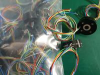 China Hole 5mm Pancake Slip Ring With  Transmitting 6 Circuits 10A And 100M Ethernet Signal for sale