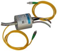 China Compact Fiber Optic Slip Ring 1 Circuit Fiber / 24 Circuits 20A Current  IP68 for sale