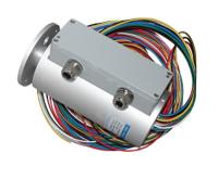 China Integrated Conductive Slip Ring with HF Rotary Joint with Multiple Contacts for sale