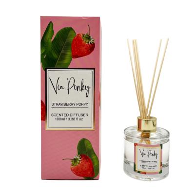 China YUCAI 100ml Floral Aromatherapy Essential Oil Diffuser 7.8x7.8x22.4cm Sustainable Home Fragrance for sale