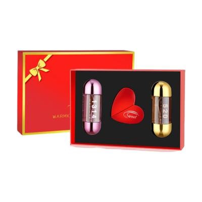 China YUCAI Private Girl Perfume Set 50ml 30ml Fruity Floral Fragrance 3 Piece Gift Box for sale