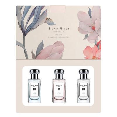 China YUCAI Floral Scented Eau de Toilette Gift Set 30ml 3-Piece for Student Girls for sale