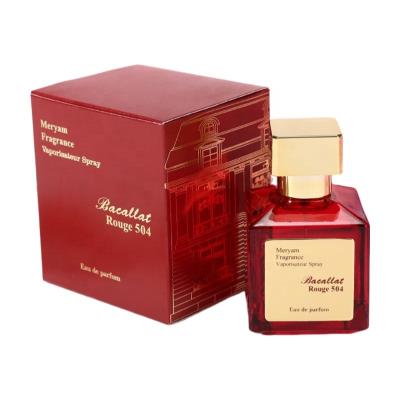 China YUCAI Red Baccarat 50ml Eau de Parfum for Women Floral Rose Ebony Agarwood Body Perfume for sale
