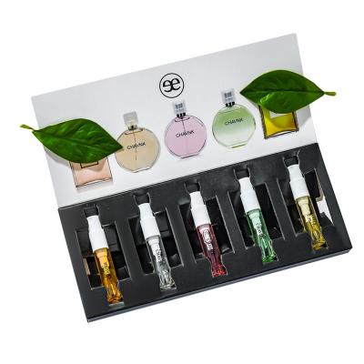 China YUCAI Floral Scent Women's Perfume Sample Set 3ml 5 Eau de Toilette Gift Box for sale