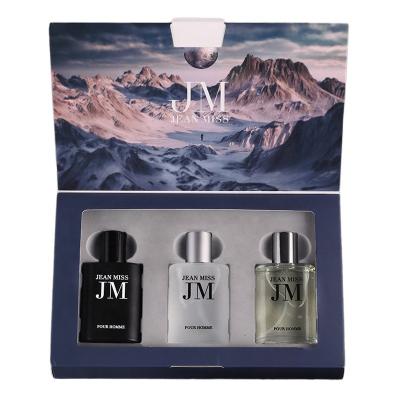 China YUCAI Romantic Men's Perfume Gift Set 30ml x 3 Eau de Toilette Long Lasting Fresh Floral Scent for sale