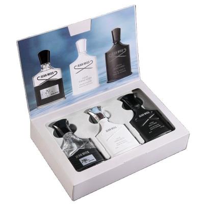 China YUCAI Men's Cologne Gift Set 30ml x 3 Long Lasting Floral Eau de Toilette Perfume Box for sale