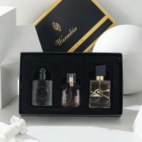China YUCAI Deluxe Black Opiums Reverse Paris Perfume Set 30ml x 3 Women Gift Box for sale
