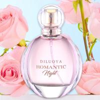 China YUCAI Rose Gold Ripple Perfume Spray for Women 50ml Long Lasting Floral Fragrance for sale