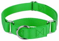 China Heavy Duty Soft Nylon Dog Collar , Metal Buckle Dog Collar 21 Colors Option for sale
