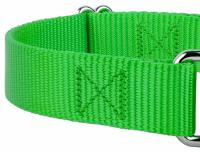 China Heavy Duty Soft Nylon Dog Collar , Metal Buckle Dog Collar 21 Colors Option for sale