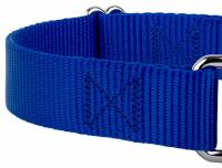 China Martingale Soft Nylon Dog Collar Comfortable Skin Friendly With Quick Snap Buckle for sale