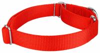 China 2 Layers Soft Nylon Dog Collar Comfortable Martingale Loop For Dog Walking for sale
